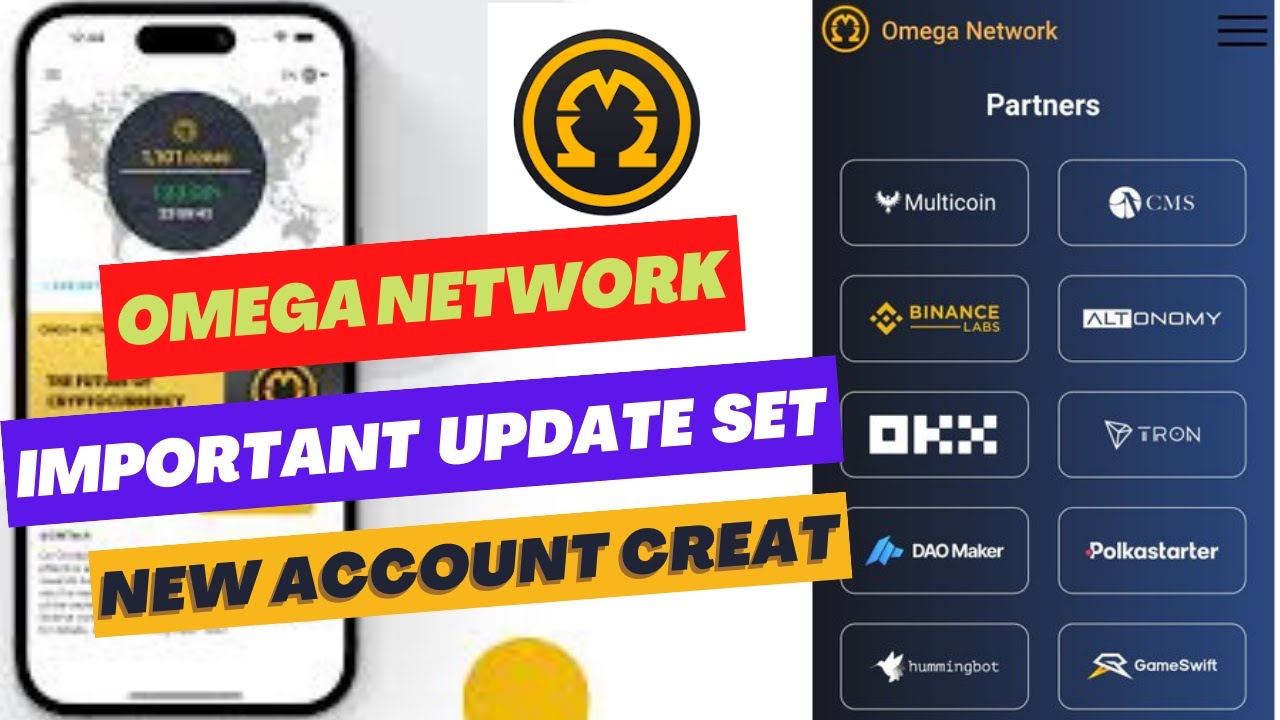 Omega Network New Update || OM Network Account Full Setup || Omega ...