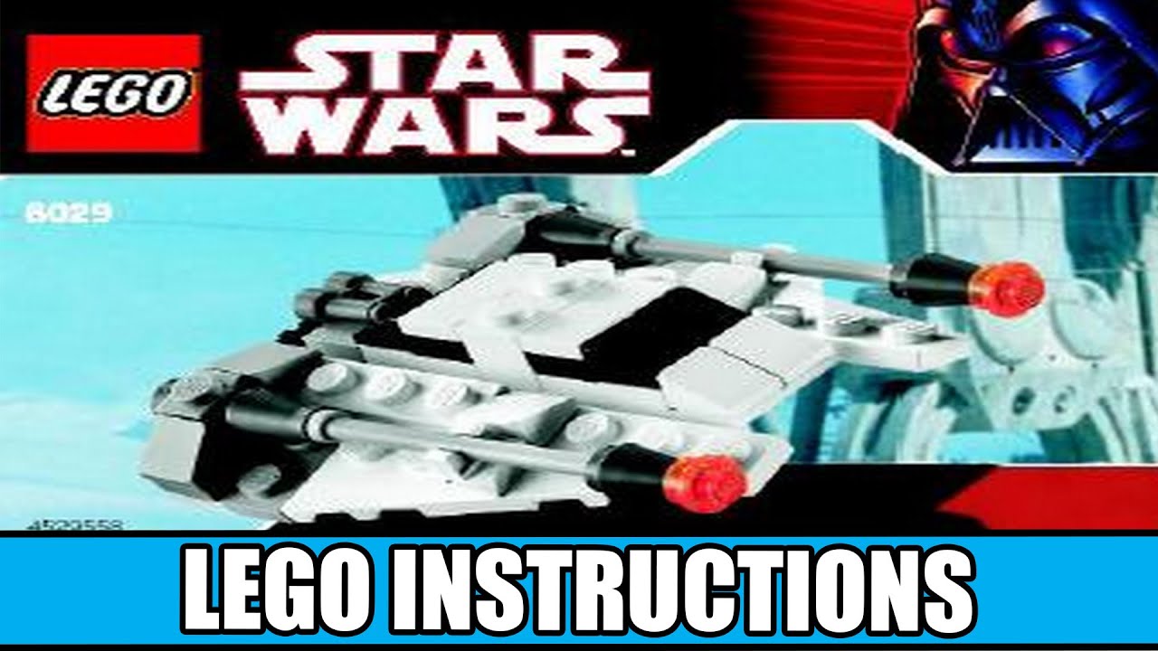 LEGO 8029 Instructions - Episode V - Mini Snowspeeder - Star Wars - YouTube