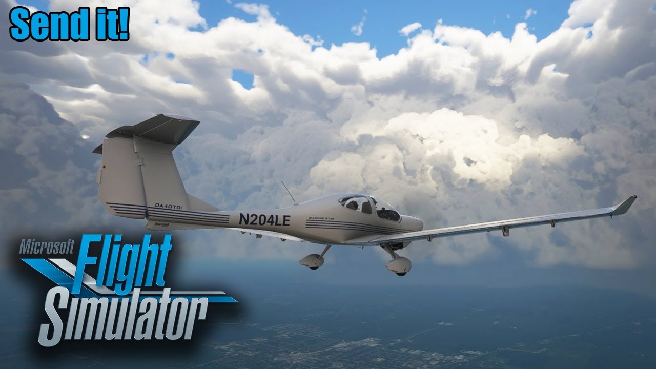 Flying into a Huge Thunderstorm in Microsoft Flight Simulator 2020 ...