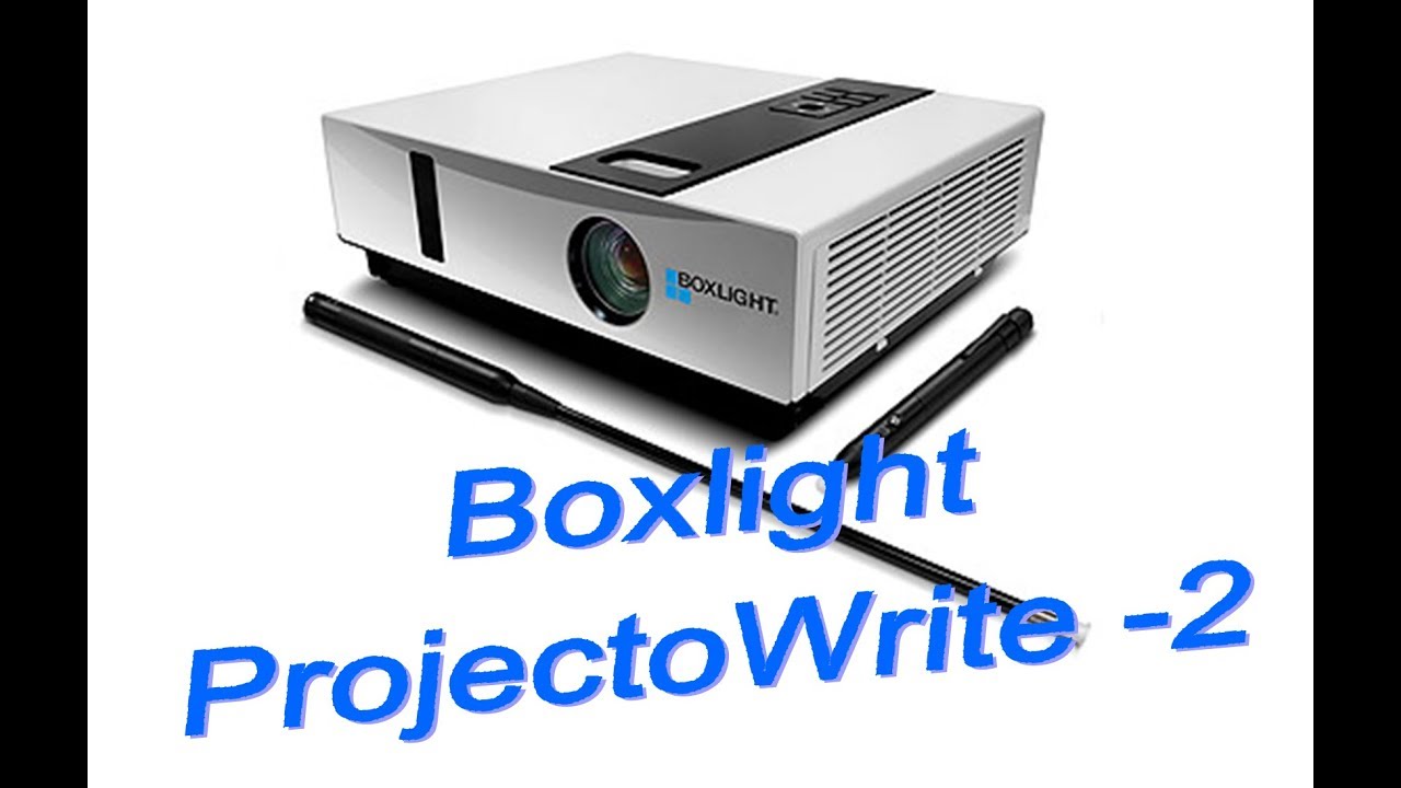 ProjectoWrite - 2 || Interactive Projector || By BOXLIGHT INDIA - YouTube