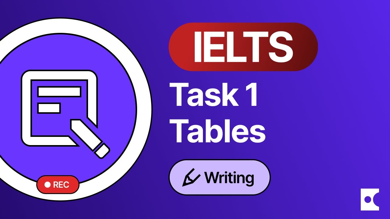 IELTS Academic Writing | Task 1 | Tables | FREE Live Lesson - YouTube