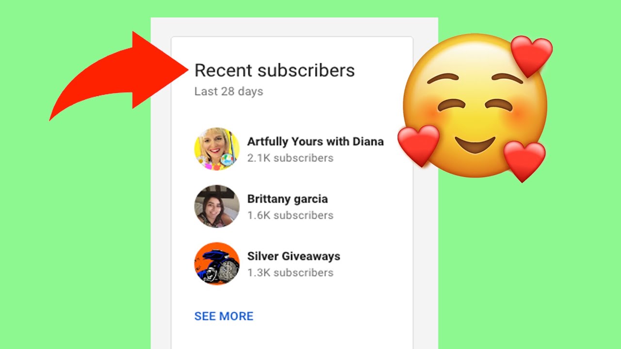 NEW! Recent Subscribers card! - YouTube