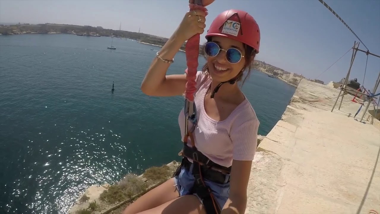 Valletta Zipline Malta - YouTube
