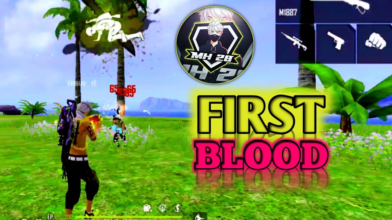First 🩸Blood in Free Fire 🔥|| Only Red 🔴 Numbers|| Garena Free Fire ...