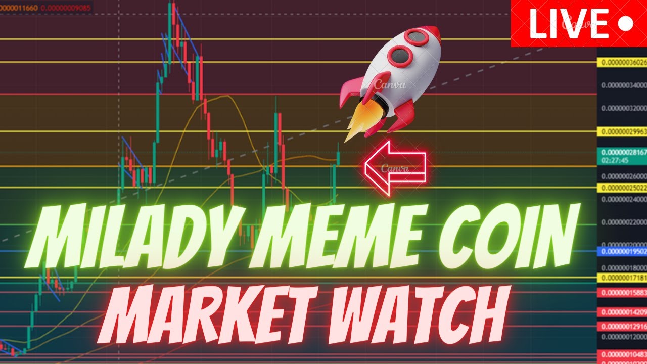 MILADY MEME COIN / BTC / JASMY COIN / DEFI / MARKET WATCH **WE ARE LIVE ...