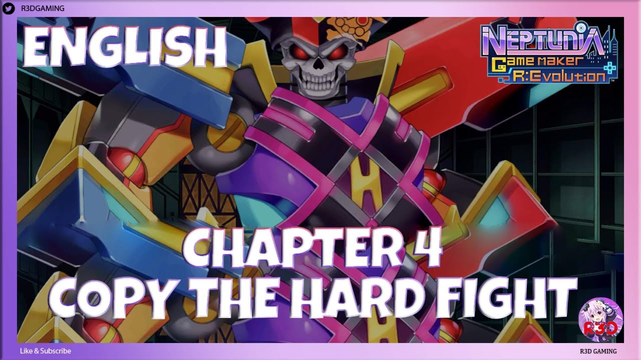 Neptunia Game Maker R:Evolution Gameplay Chapter 4 - Copy the Hard Boss Fight - YouTube