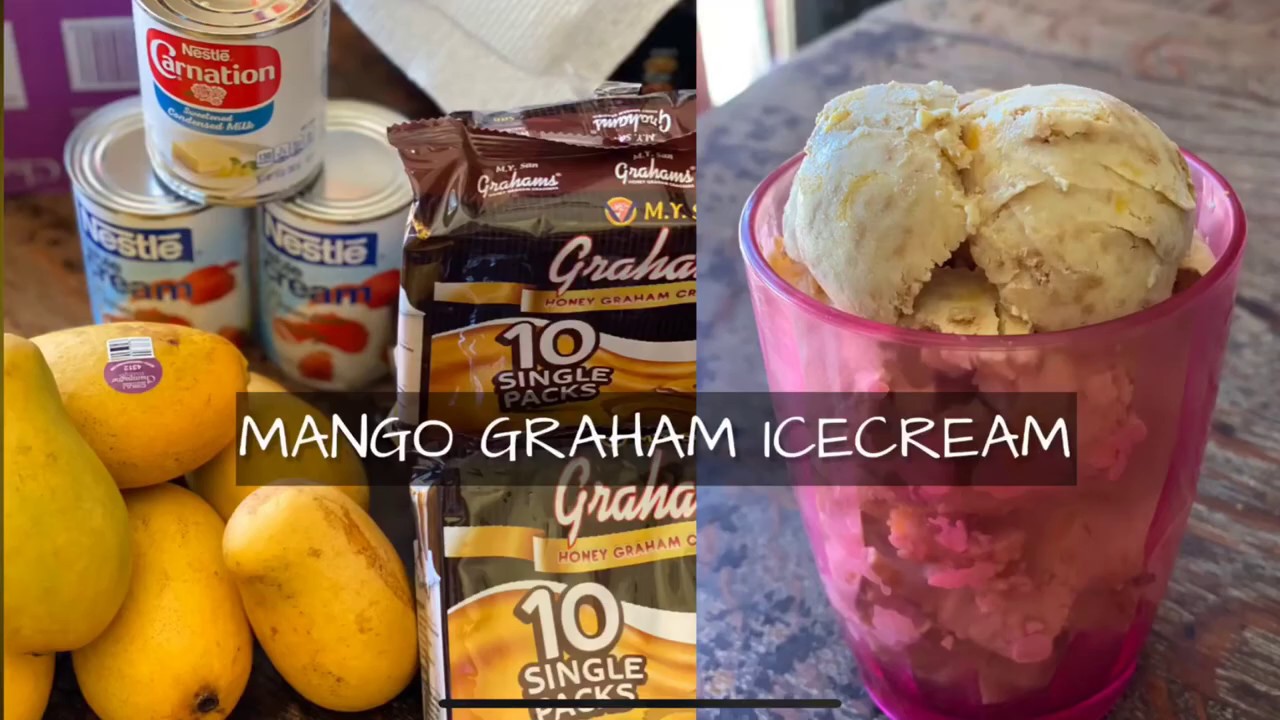 HOW TO MAKE MANGO GRAHAM ICECREAM - YouTube