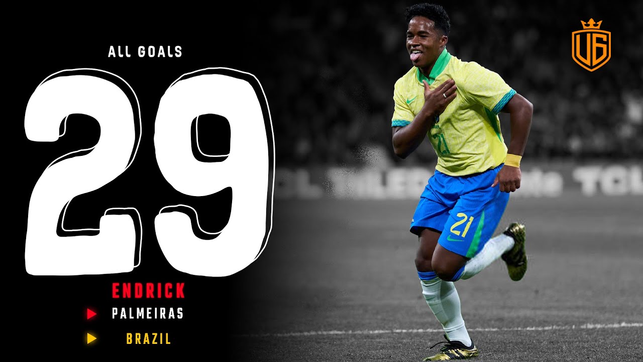 Endrick All 29 Goals In His Career So Far | With Commentary - FHD - YouTube