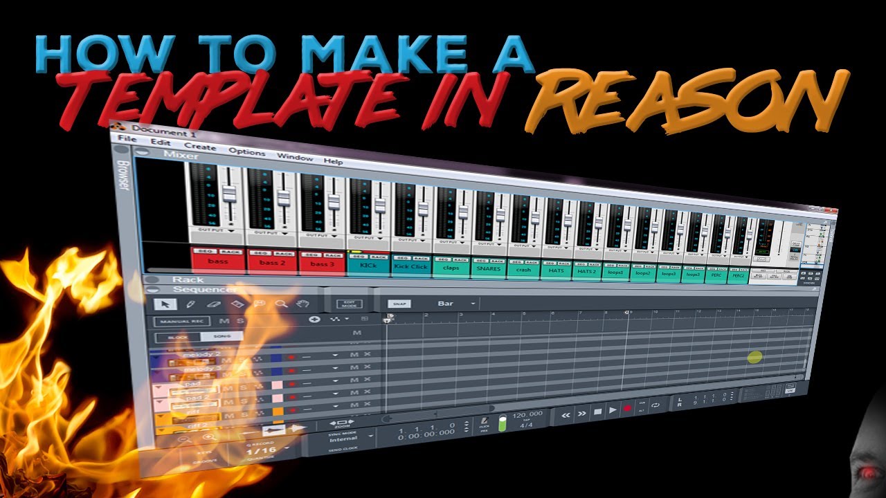 How to make a template in Reason - YouTube