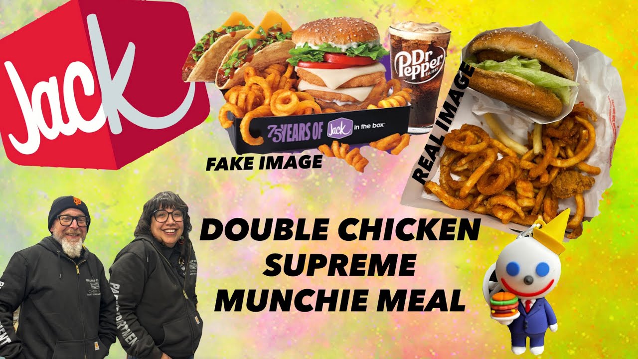Jack in the Box ~ Double Chicken Supreme w/munchie meal #fastfood # ...