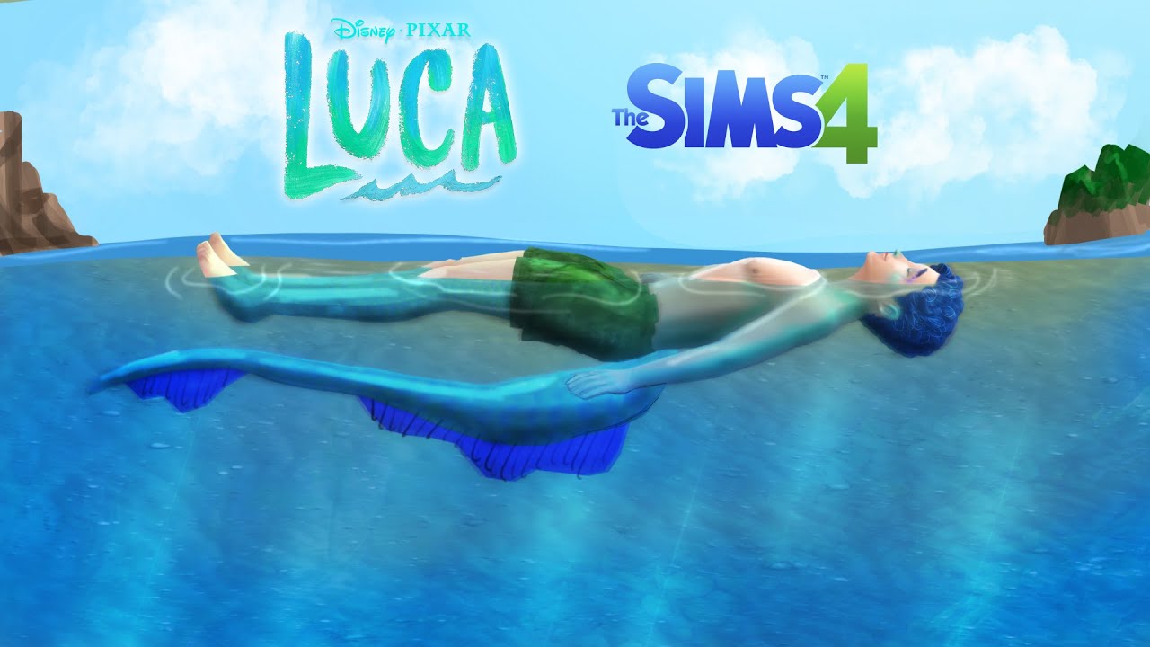 Luca Fish Tail - The Sims 4 - YouTube