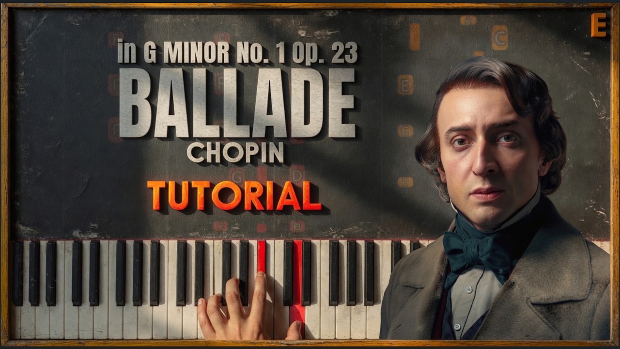 BALLADE NO. 1 in G MINOR op. 23 (Part 2) by Frederic Chopin | Piano ...