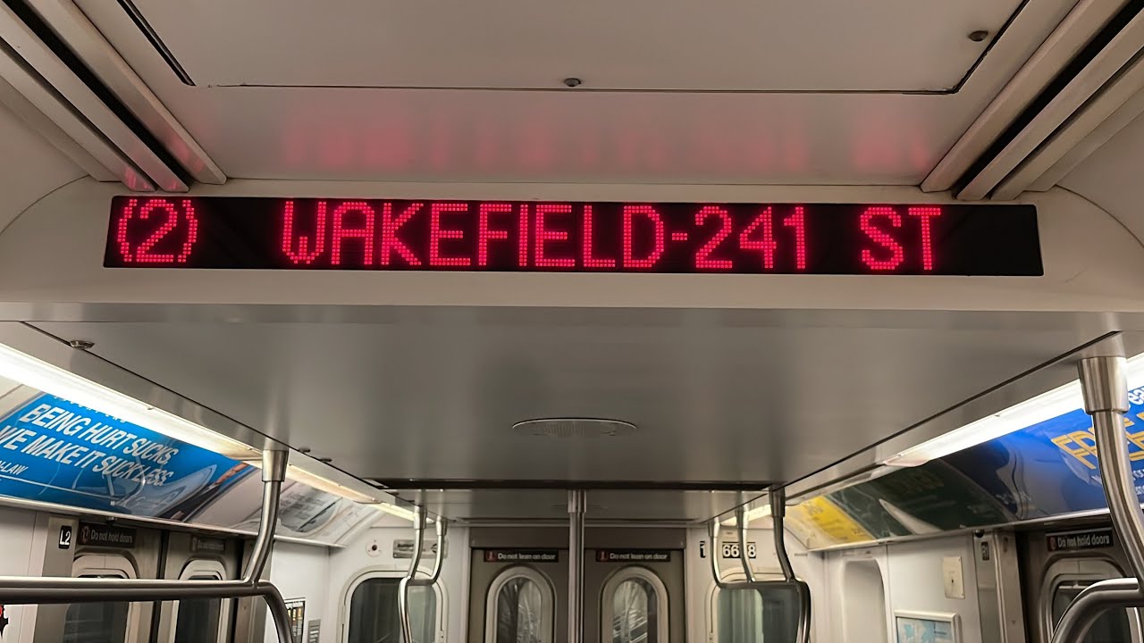 IRT 7 Av Express: R142 (2) Train [Flatbush Av-Brooklyn College to ...