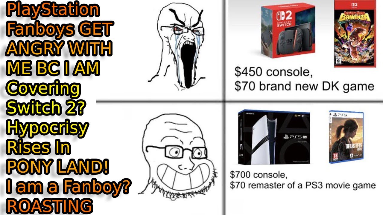 PlayStation Fanboys Are Salty I am Covering Nintendo Switch 2 Now! I Am ...