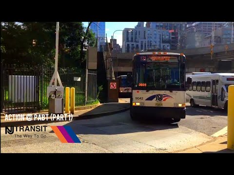 NJT: Bus Action Near The Port Authority Bus Terminal [Part 1] (HD 60FPS) - YouTube