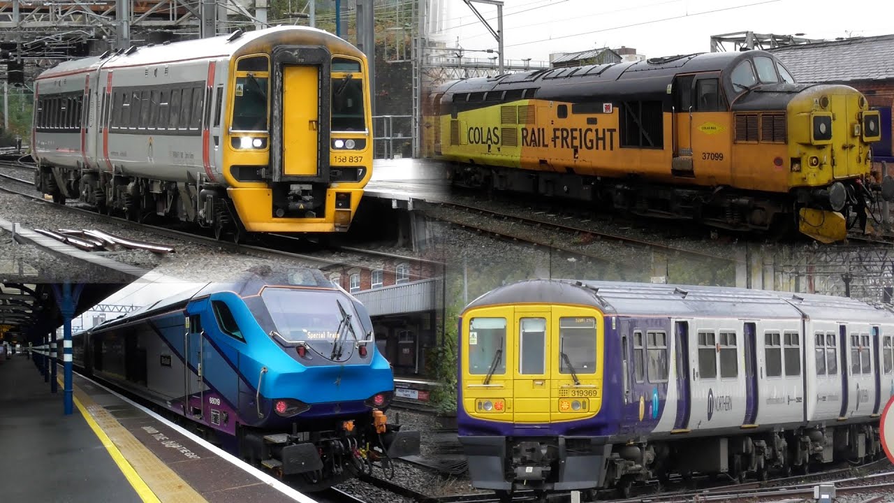 Trains at Stockport, WCML (07/10/2022) - YouTube