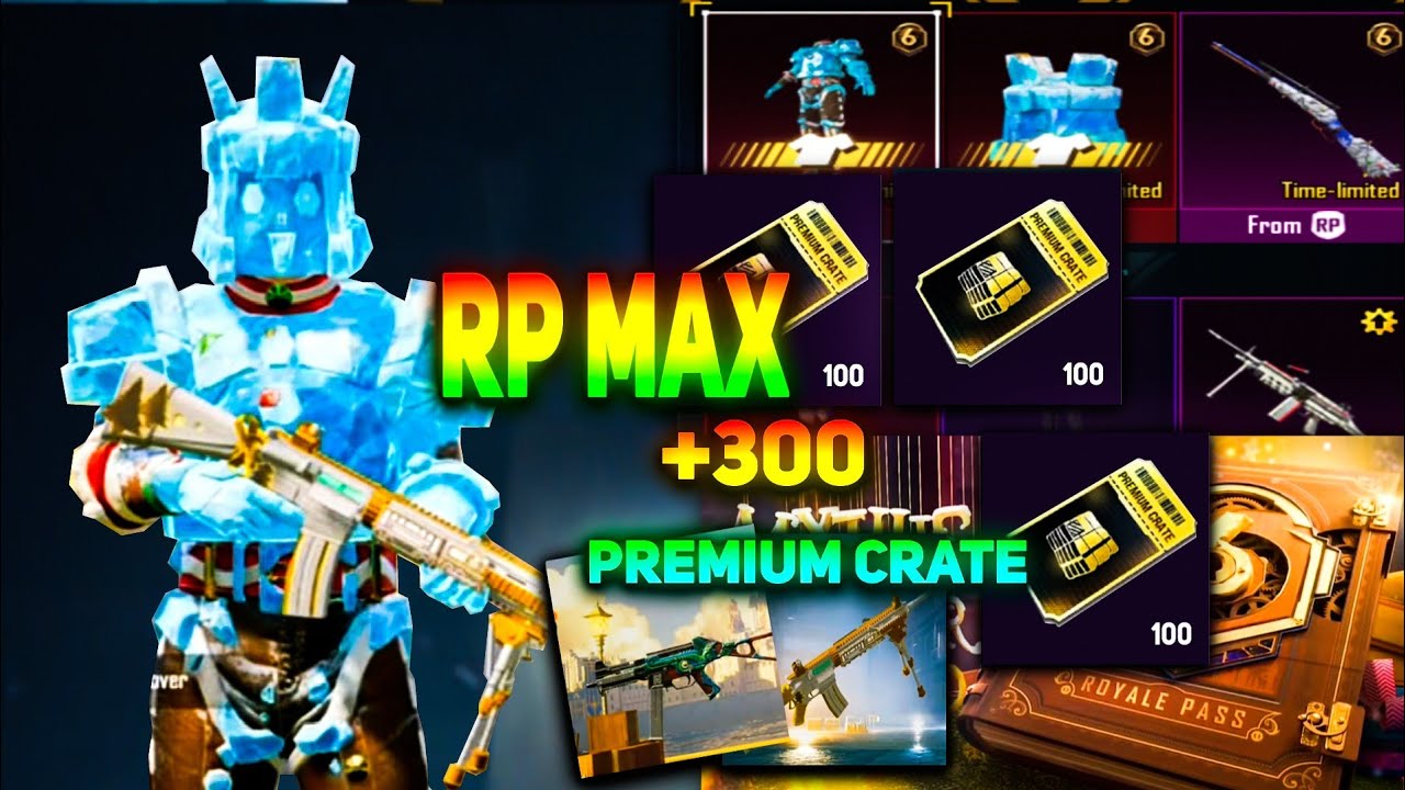 RP MAX WITH 300+ CRATE OPENING 😱 ||UC GIVEAWAY|| ROAD TO 2K - YouTube