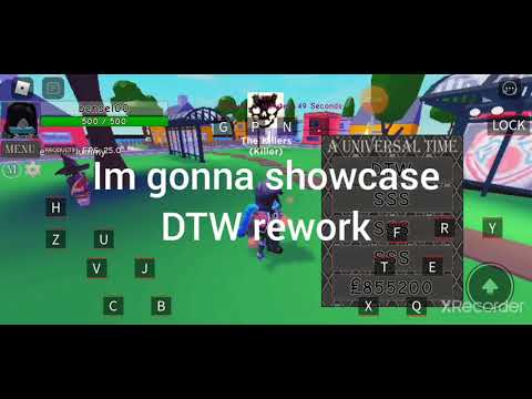 A Universal Time Rework Dio The World Showcase (AUT) Roblox - YouTube