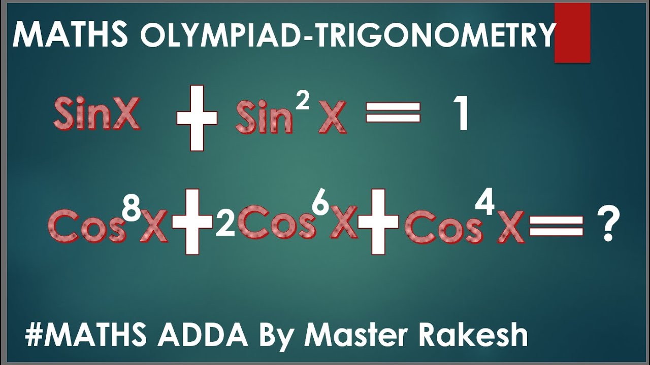 “Trigonometry Challenge | Maths Olympiad Problem Solving” - YouTube