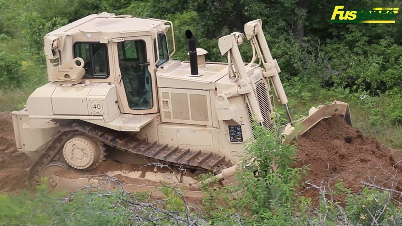 Bulldozers And Other Heavy Equipment In US Military Operator ...