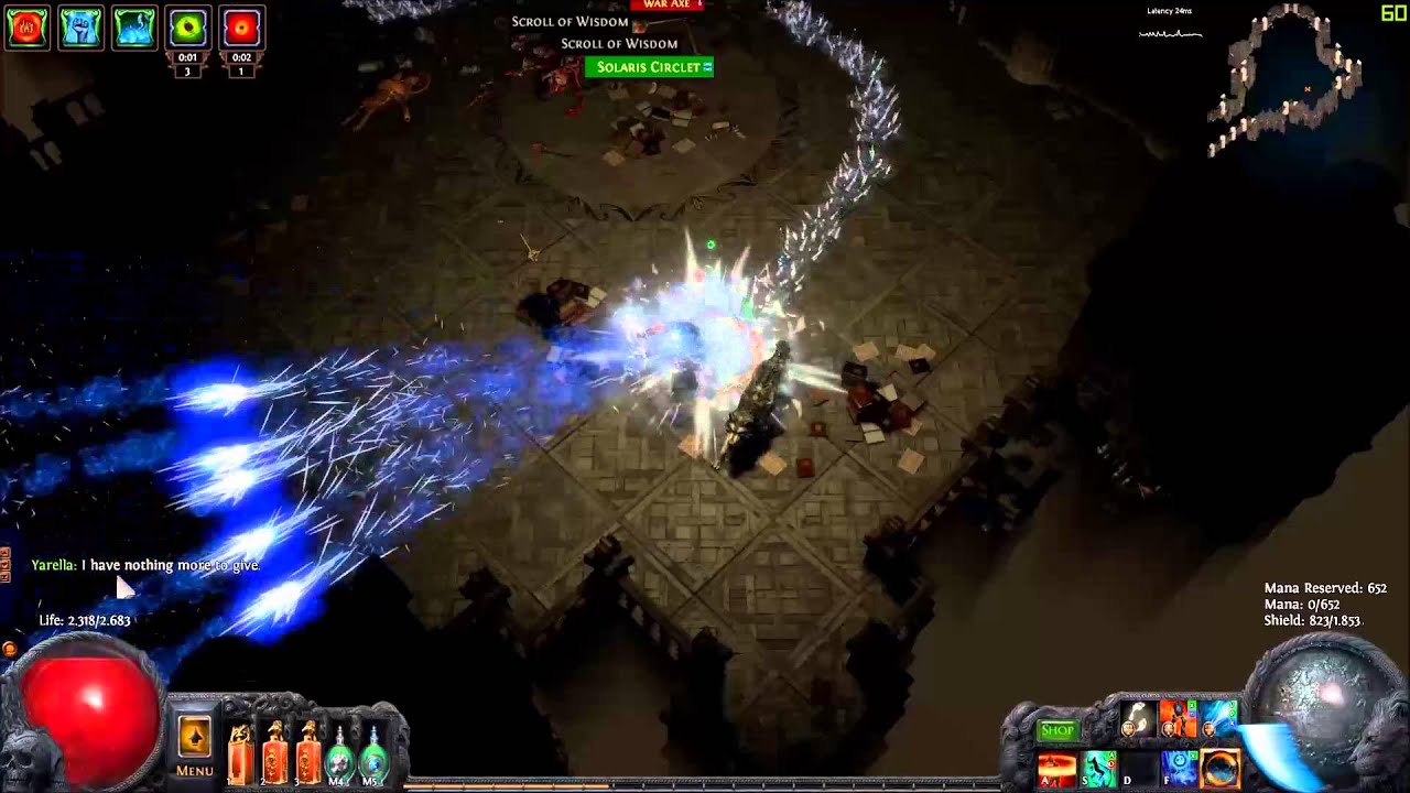 Path of Exile - 2.1.1c - Crit Ice Spear - L72 - 4L in Geofri's Crest ...