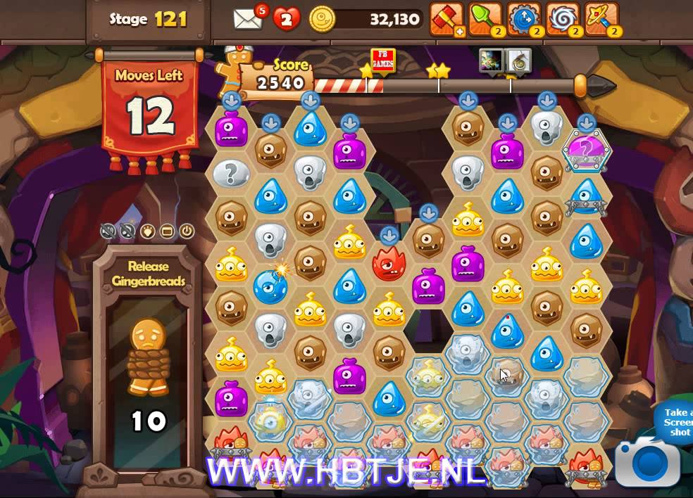 Monster Busters hexa blast level 121 - YouTube
