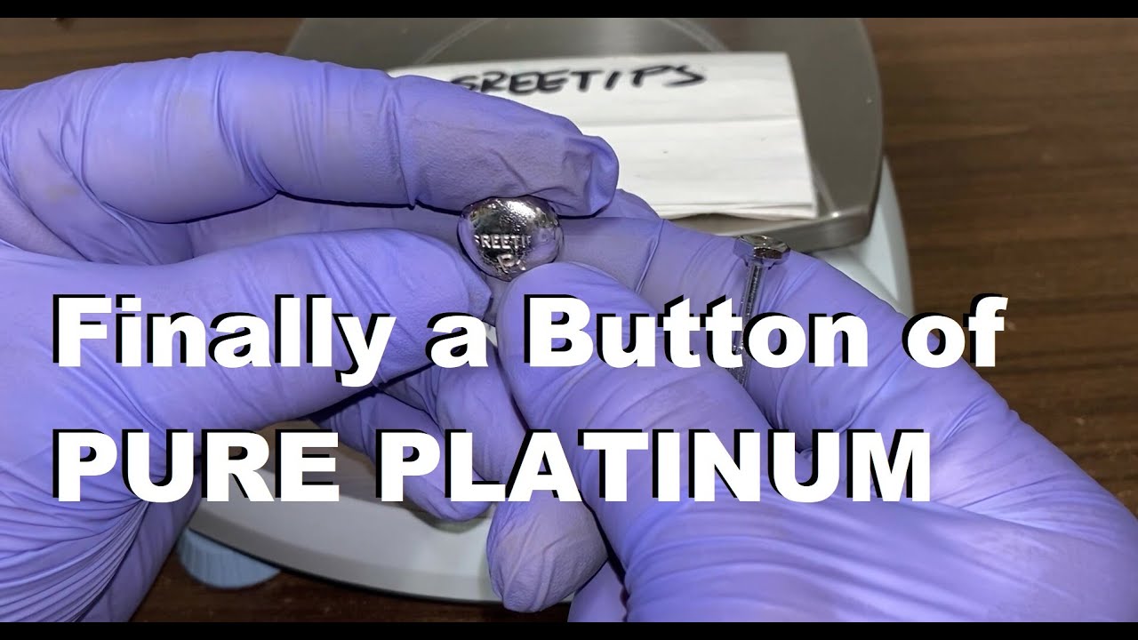 How To Turn Platinum Jewelry Into PURE PLATINUM Pt7 - YouTube