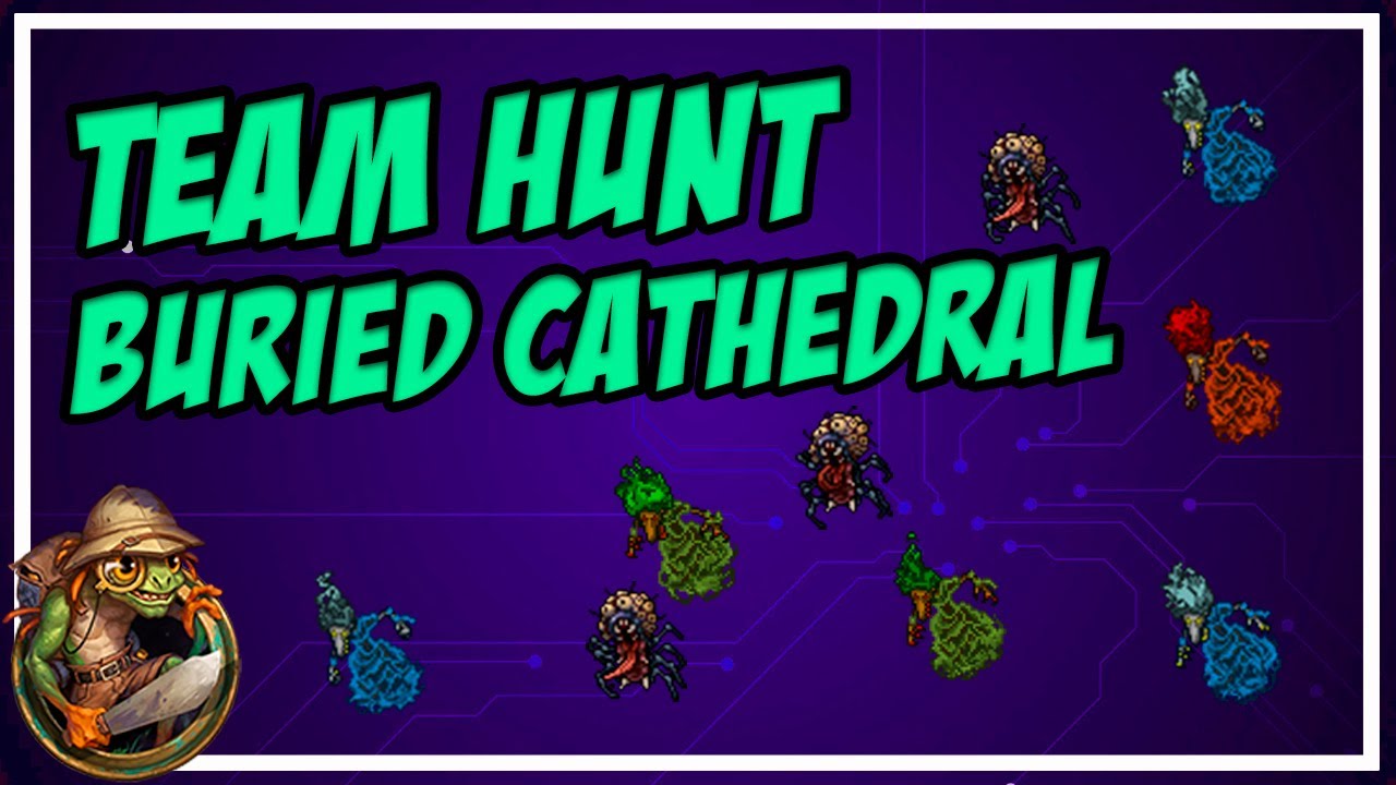 Tibia - Team Hunt Buried Cathedral (Level 250+) - YouTube