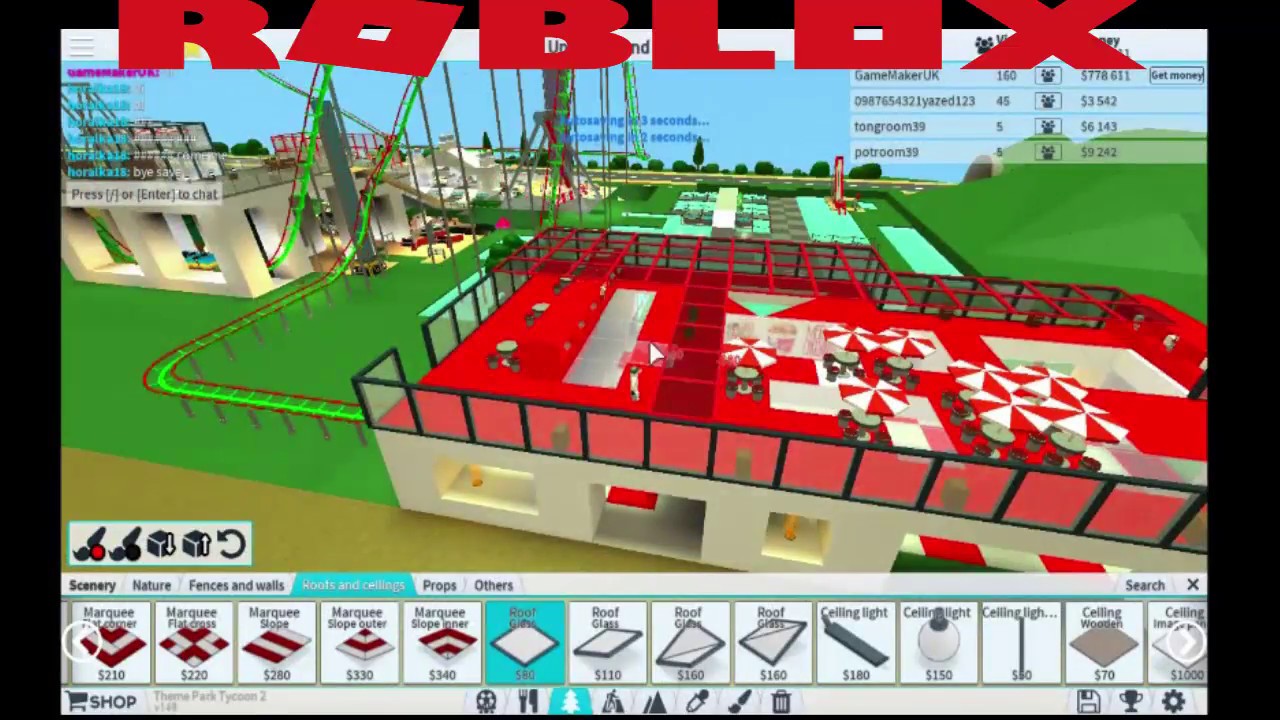 Building a KFC in Roblox Theme Park Tycoon 2 - YouTube
