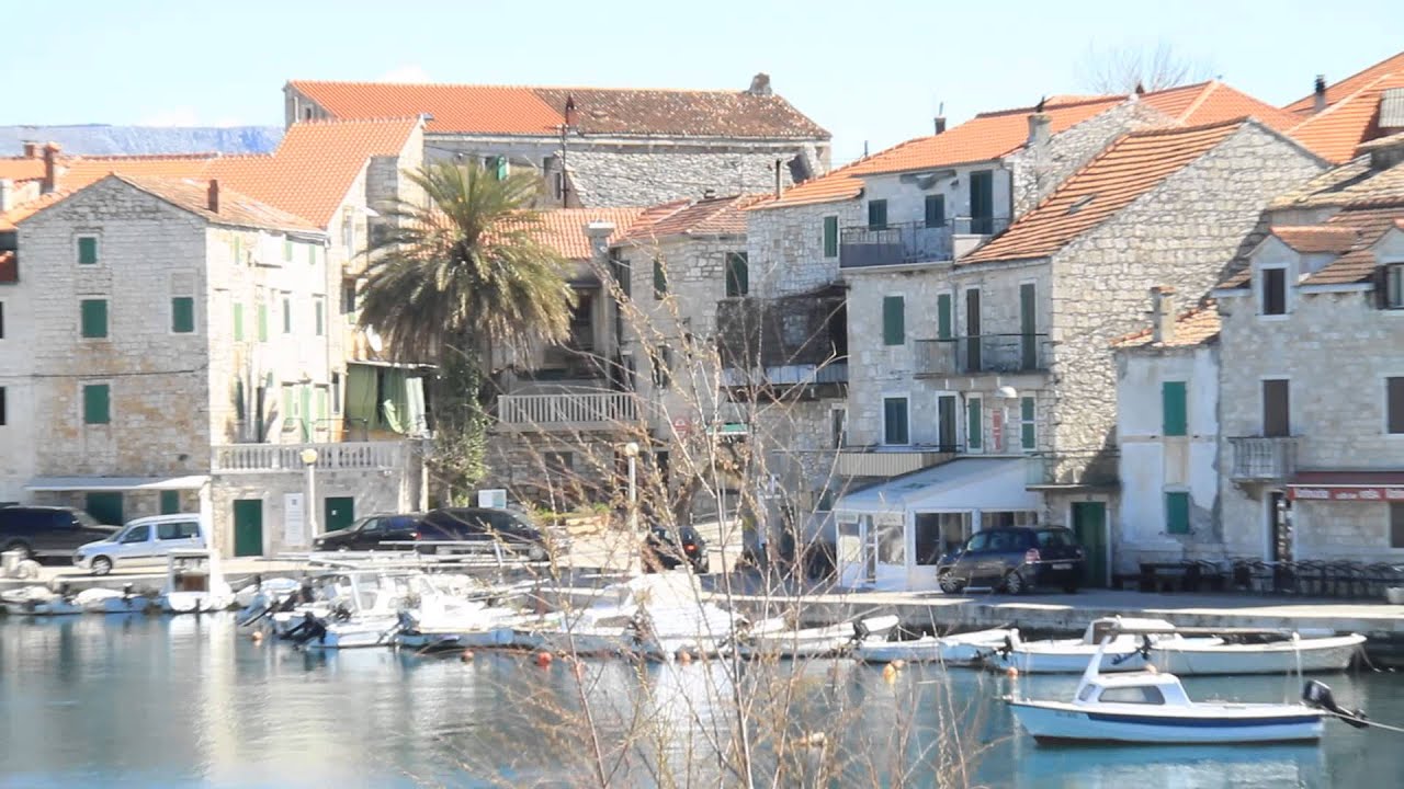 Postira town, island of Brac, Dalmatia, Croatia - YouTube