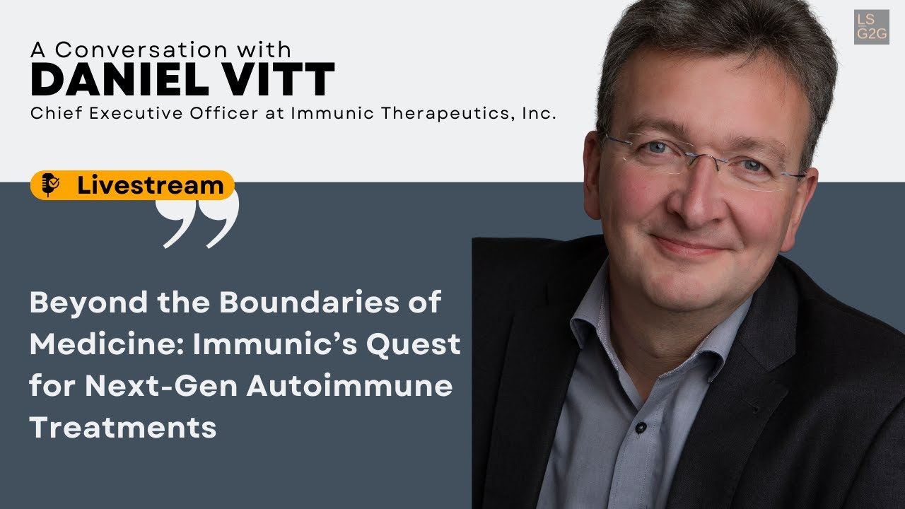 Daniel Vitt - Immunic’s Quest for Next-Gen Autoimmune Treatments - YouTube