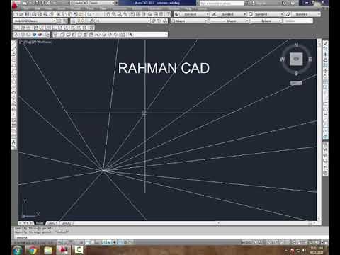how to use ray line in autocad urdu - YouTube