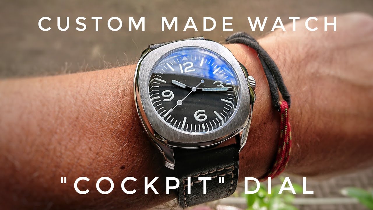 My new custom made "cockpit" watch, HELP me with the strap choice ...