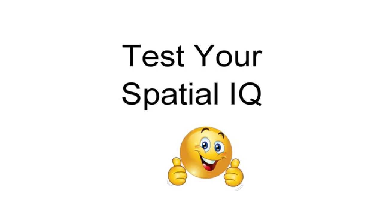 Test Your Spatial IQ 001 - YouTube
