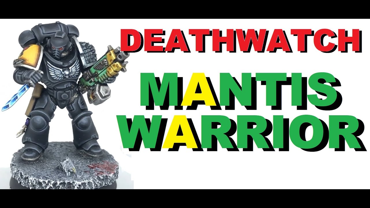 Painting Showcase: Mantis warriors Deathwatch Space Marine - Warhammer ...