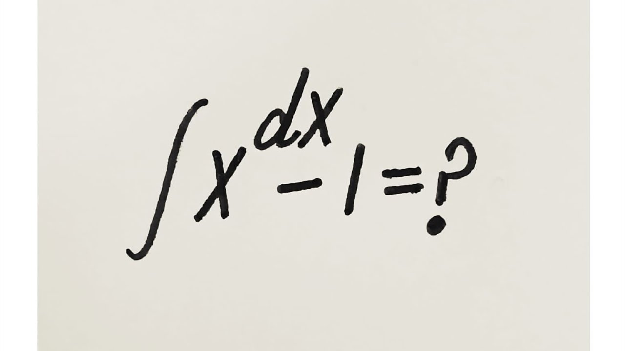 An Amazing Integral Have an Incredible Result! || MIT Integration Final ...