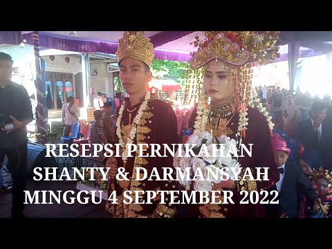 ACARA RESEPSI PERNIKAHAN SHANTY & DARMANSYAH TANJUNG LAUT 4 SEPTEMBER 2022 #acararesepsi#pernikahan