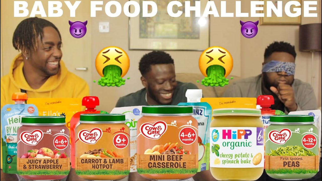 Baby Food Challenge DISGUSTING!!! SICK Warning!!!!!!! - YouTube