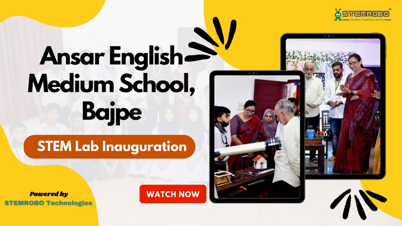 STEM Lab in School | STEAM Education for kids | CBSE | Ansar English ...