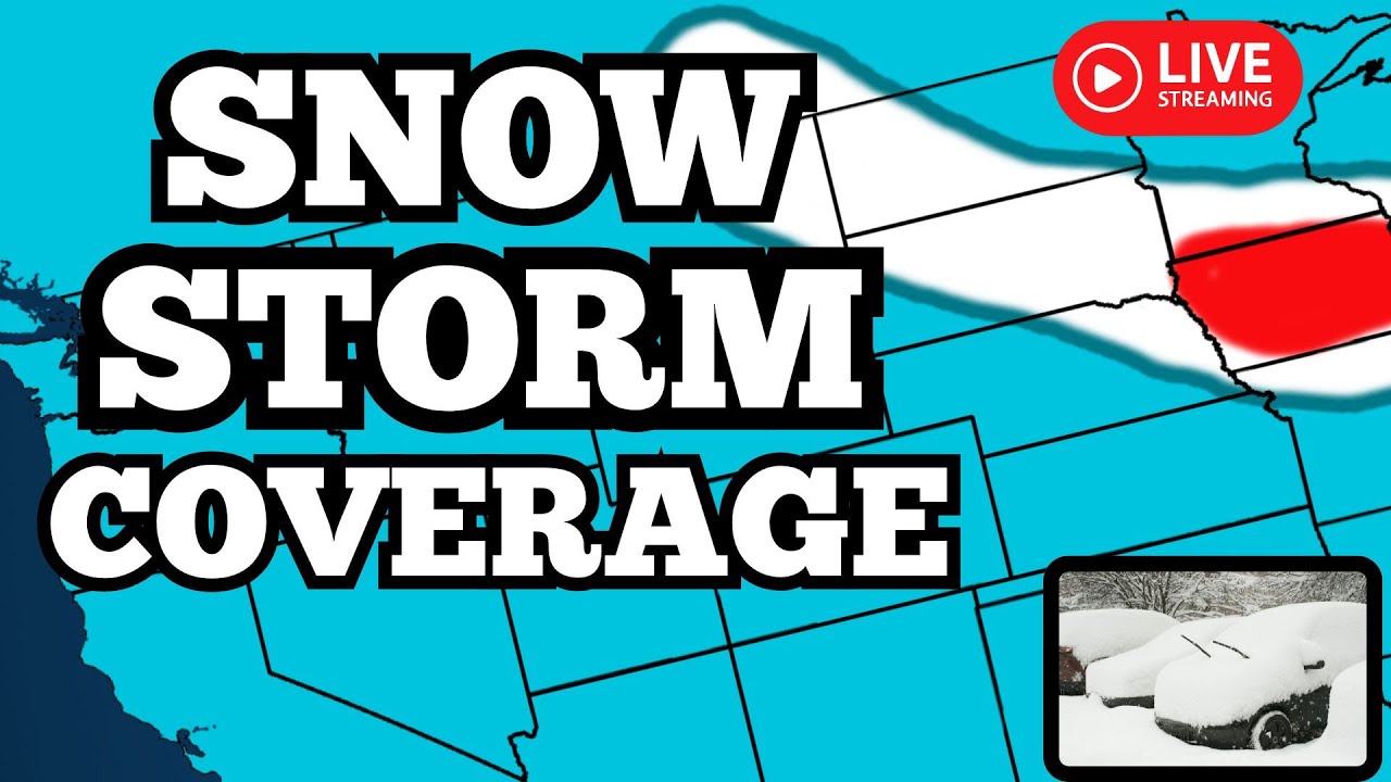LIVE! Snow Storm Coverage for Minnesota and the Dakotas - YouTube