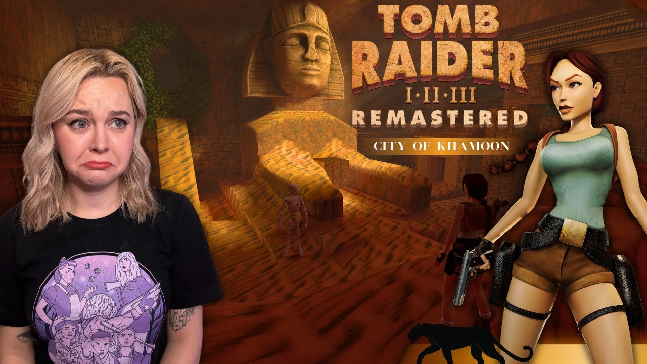 Scary mummys! | Tomb Raider 1 Remastered | Part 10 (City of Khamoon ...