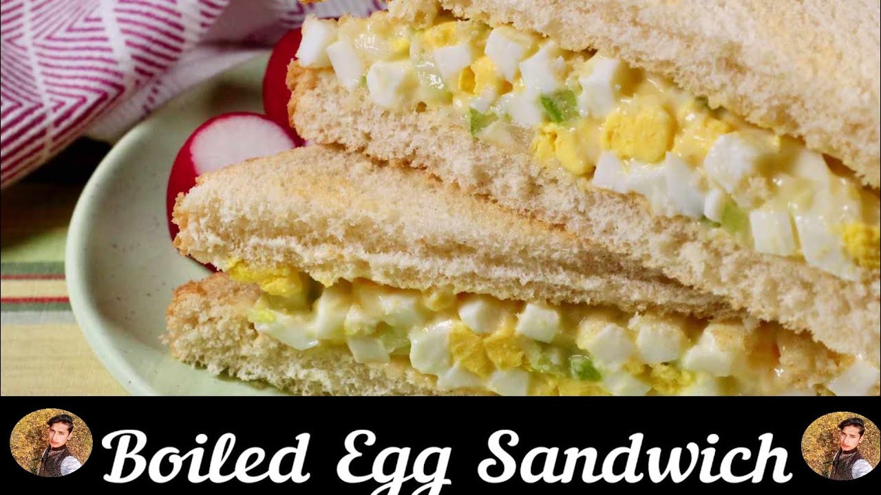 #vip77 Boiled Eggs Sandwiches Without Cheese And Mayonnaise | Easy Egg ...