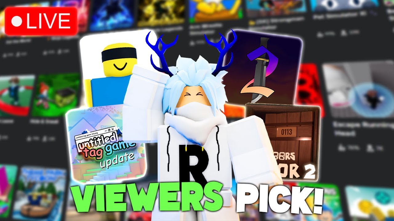 🔴Roblox PLAYING WITH VIEWERS | Live! - YouTube