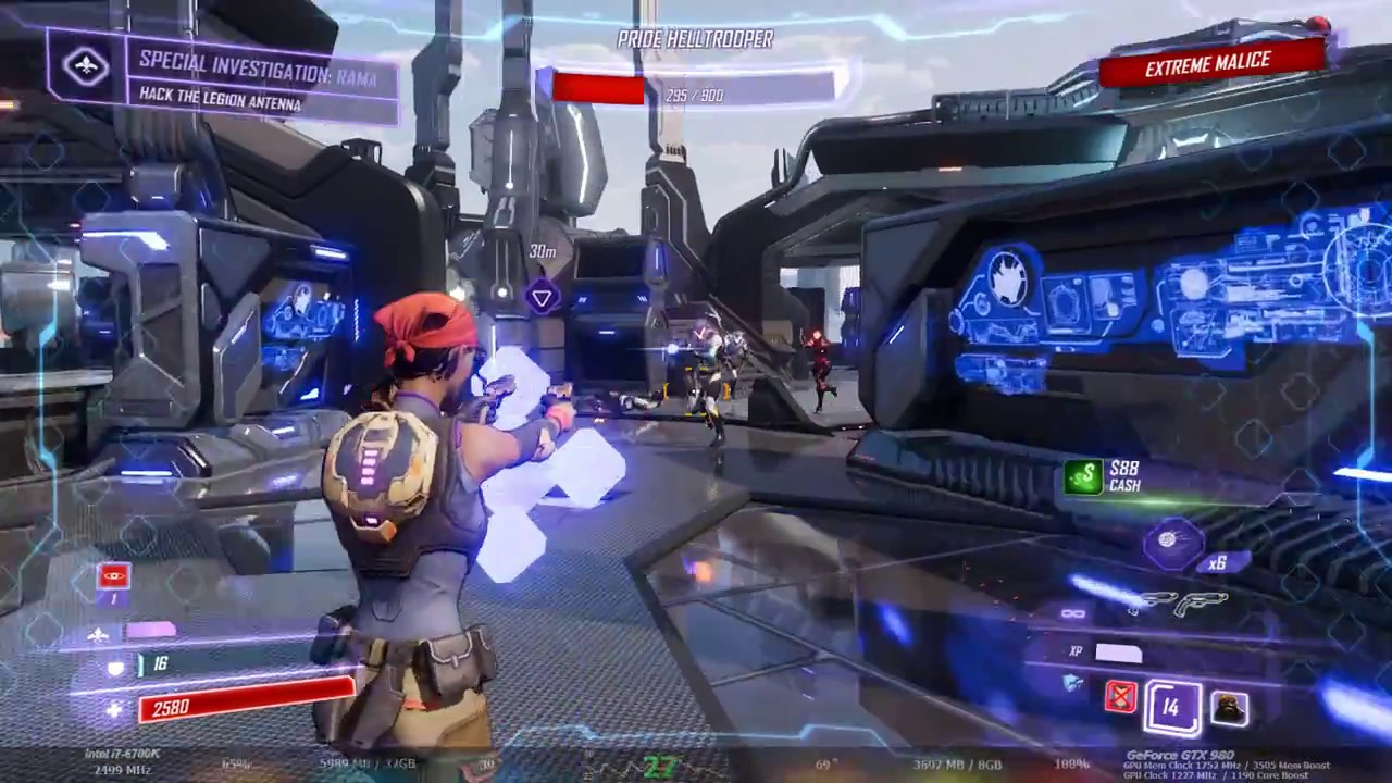 Agents of Mayhem Max Settings GTX980 | i7-6700K New OSD - Benchmark ...