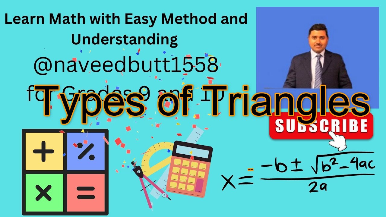 Math 9th Class Review Exercise # 9 Q# Types of Triangles - YouTube