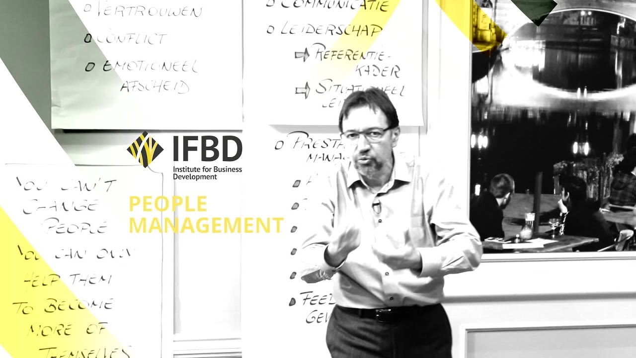 IFBD - Managing People - werken met mensen - Patrick Lybaert - YouTube