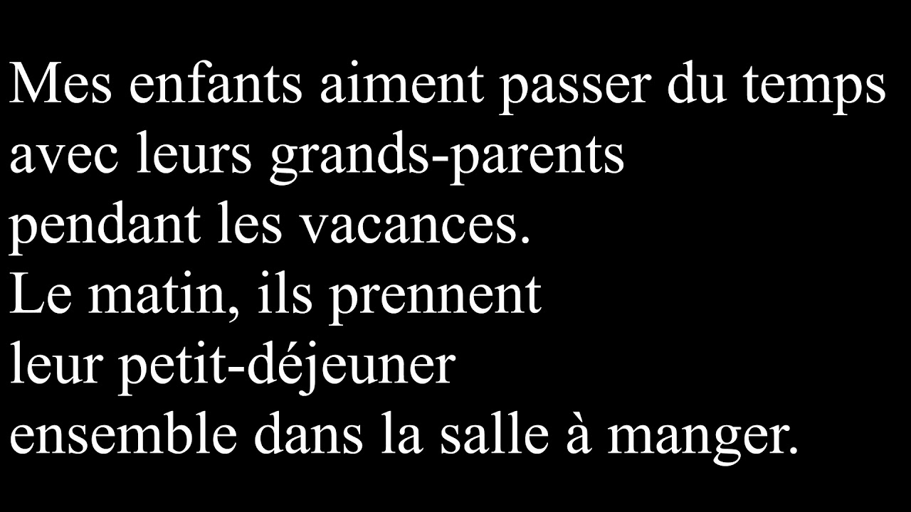 Leçon 7 Ma famille- talking about my family in french language - YouTube