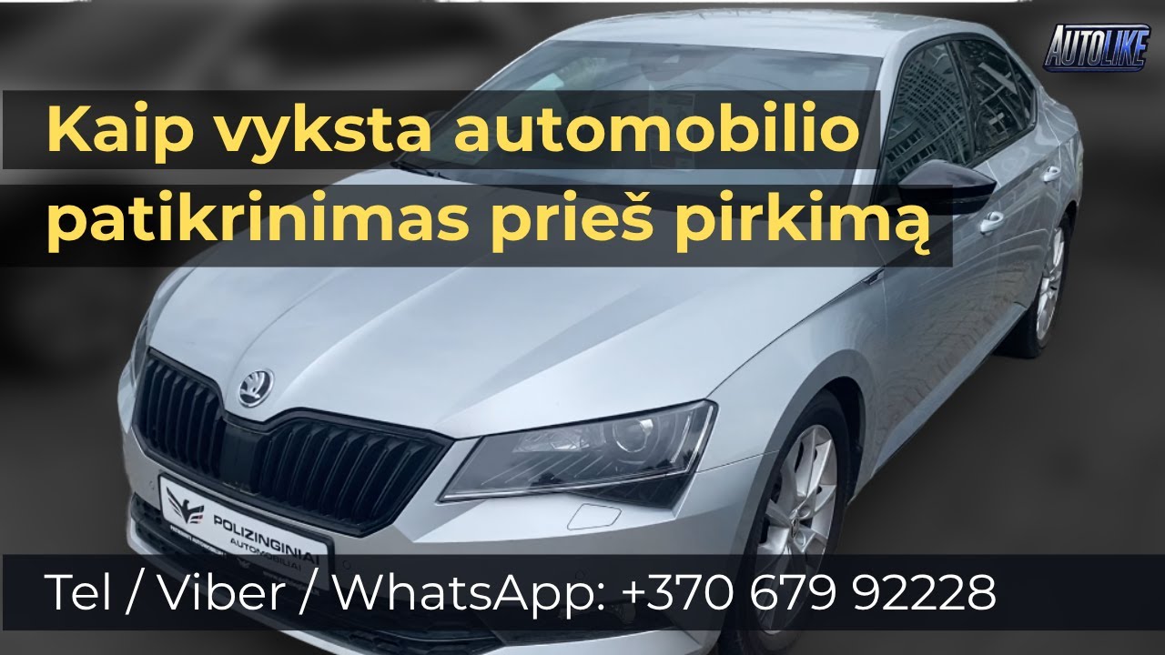 KAIP VYKSTA AUTOMOBILIO PATIKRINIMAS PRIEŠ PIRKIMĄ - YouTube