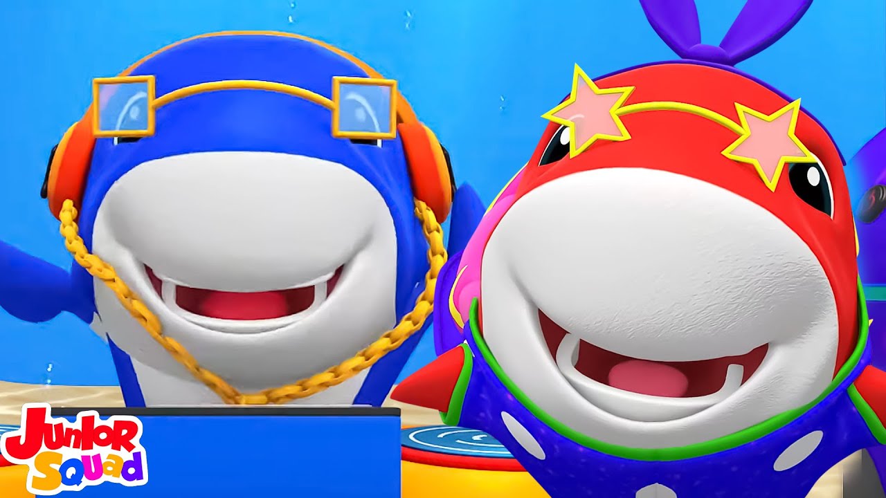 Junior Squad Kaboochi Bébé Requin Musique + Plus Comptines pour Enfants - YouTube