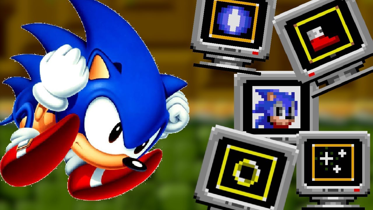 Sonic the Hedgehog All Monitors Broken - YouTube